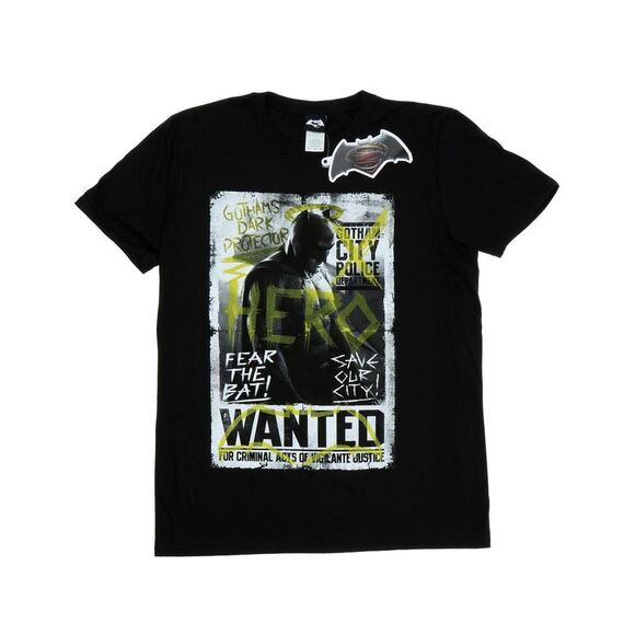 DC Comics | Shirts | Dc Comics Mens Batman V Superman Wanted Poster ...